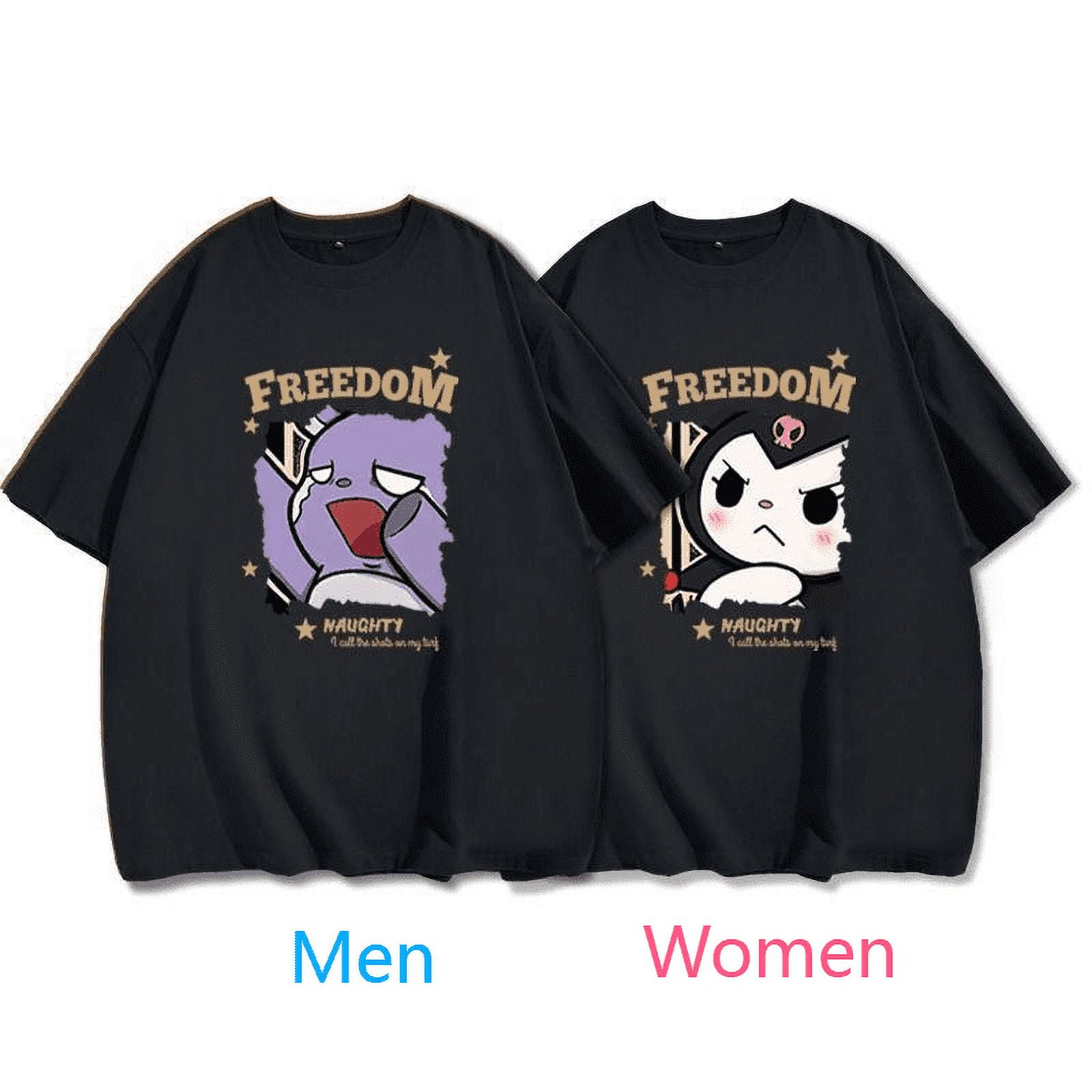 Sanrio Kuromi Summer Clothes 2 Piece Set Couples Friends Matching T ...