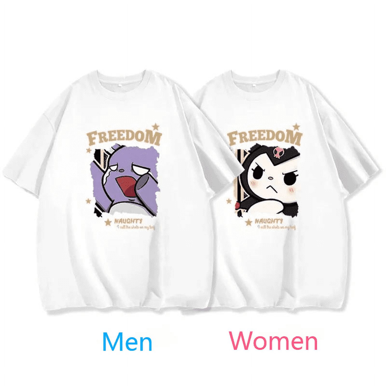 Sanrio Kuromi Summer Clothes 2 Piece Set Couples Friends Matching T ...