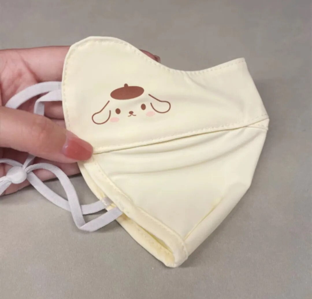 Sanrio Kuromi Sunscreen Mask My Melody Pompompurin Cinnamoroll Hello ...