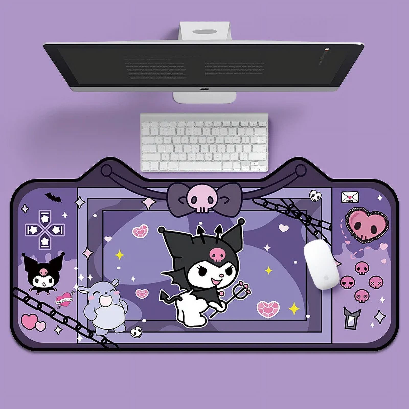 Sanrio Kuromi Table Mat in Student Dormitory Mouse Pad Oversize Cute ...