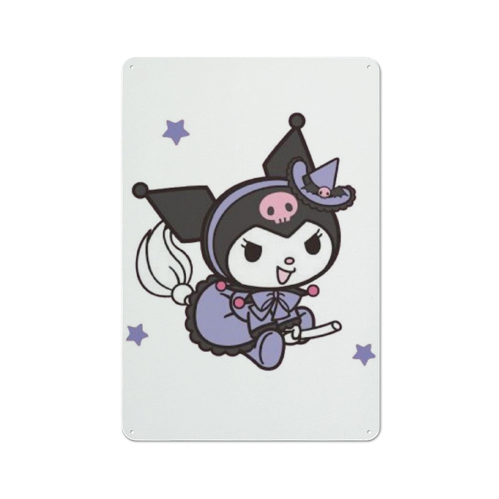 Sanrio Kuromi Vintage Comic Poster Tin Signs Wall Art Metal Tin Sign ...