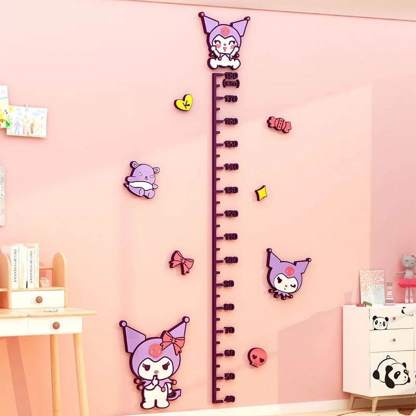 Sanrio Kuromi Wall Hanging Wall Sticker for Kids Room Decoration Height ...