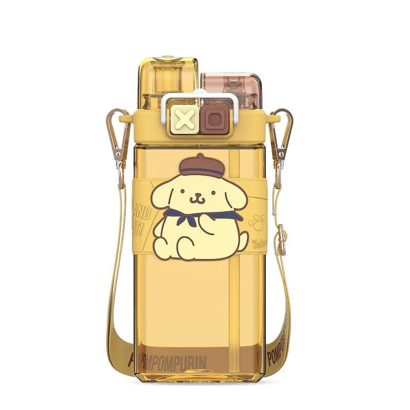 Sanrio Kuromi Water Bottle My Melody Cinnamoroll Large Capacity Straw ...