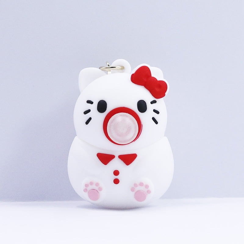 Sanrio Kuromi blowing bubble cartoon decompression vent Keychain mini ...