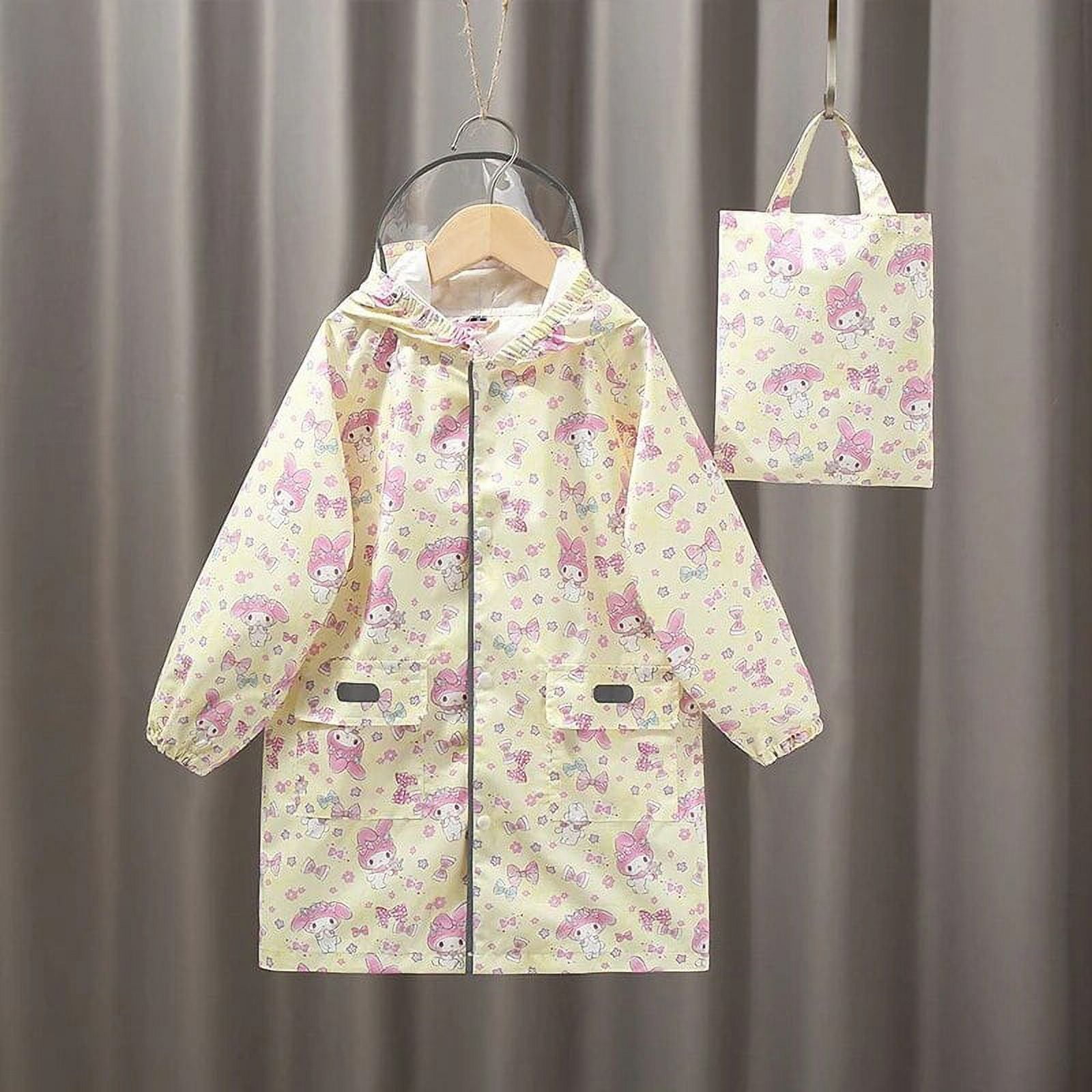 Sanrio Large Brim Children Raincoat Kuromi My Melody Hello Kitty ...