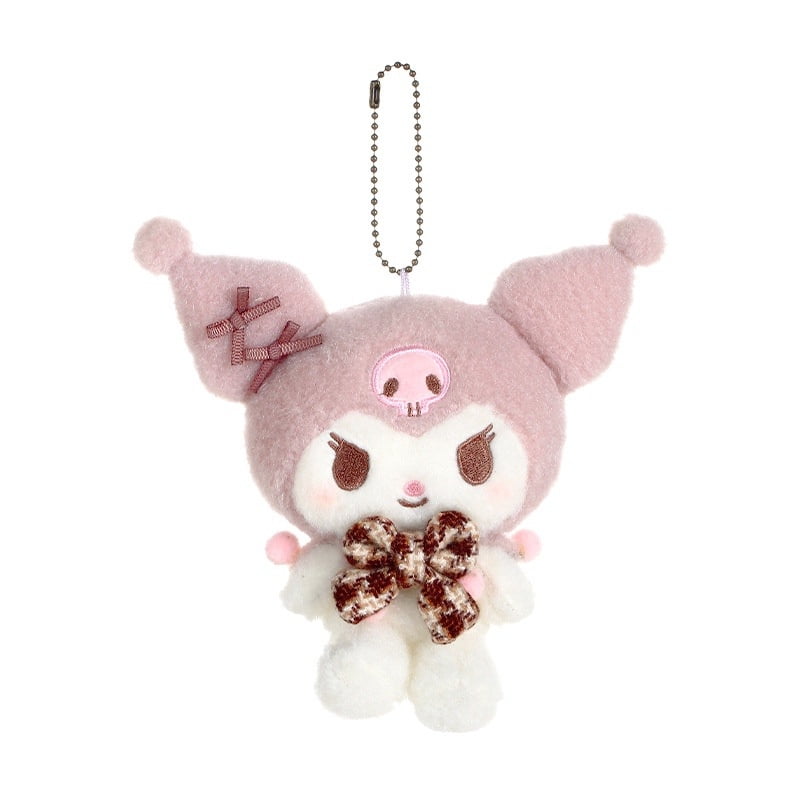 Sanrio Lattice Series Mocha Plush Toys Keychain Hello kitty Plushies ...