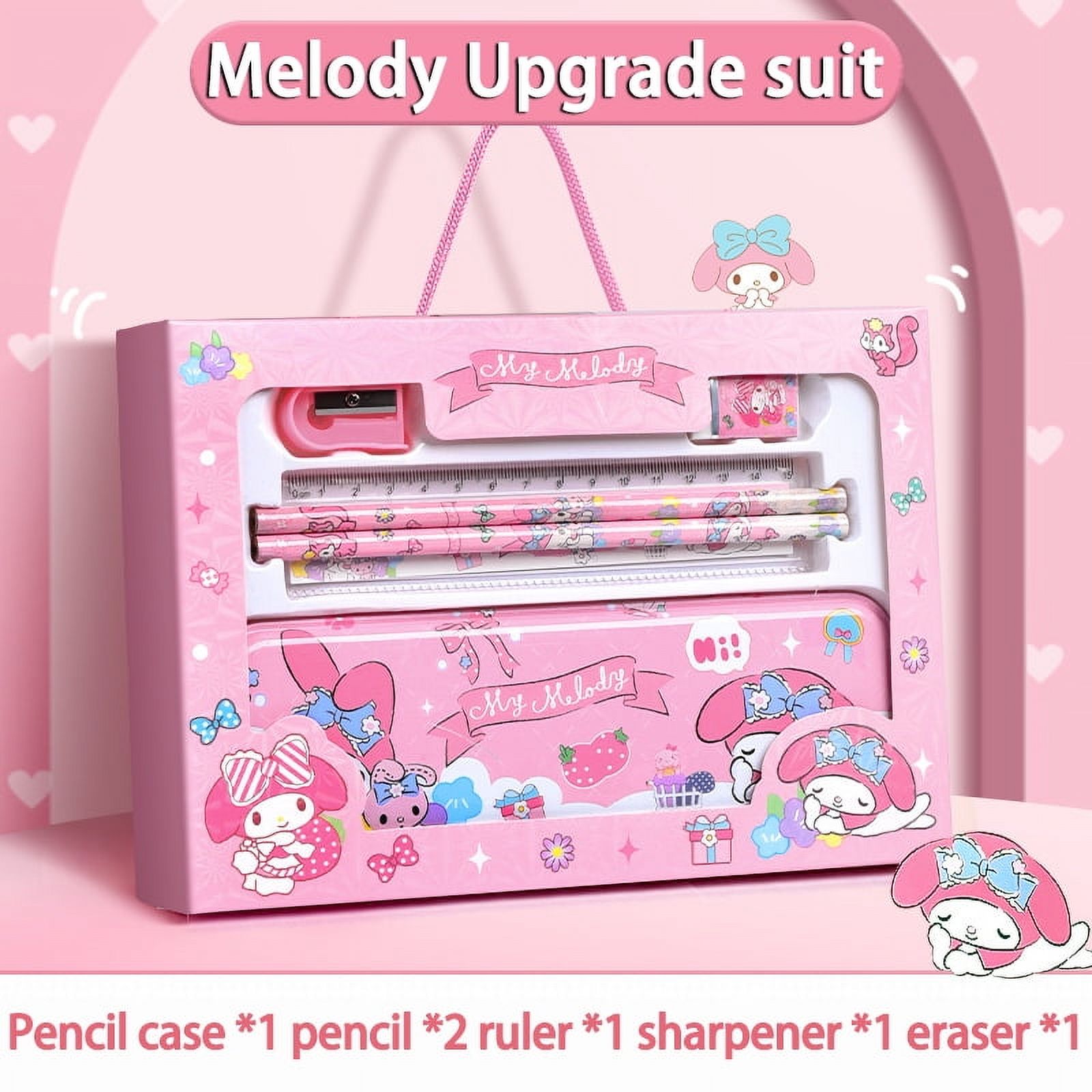 Sanrio Learning Stationery Set Kuromi Melody Cinnamoroll Creative ...