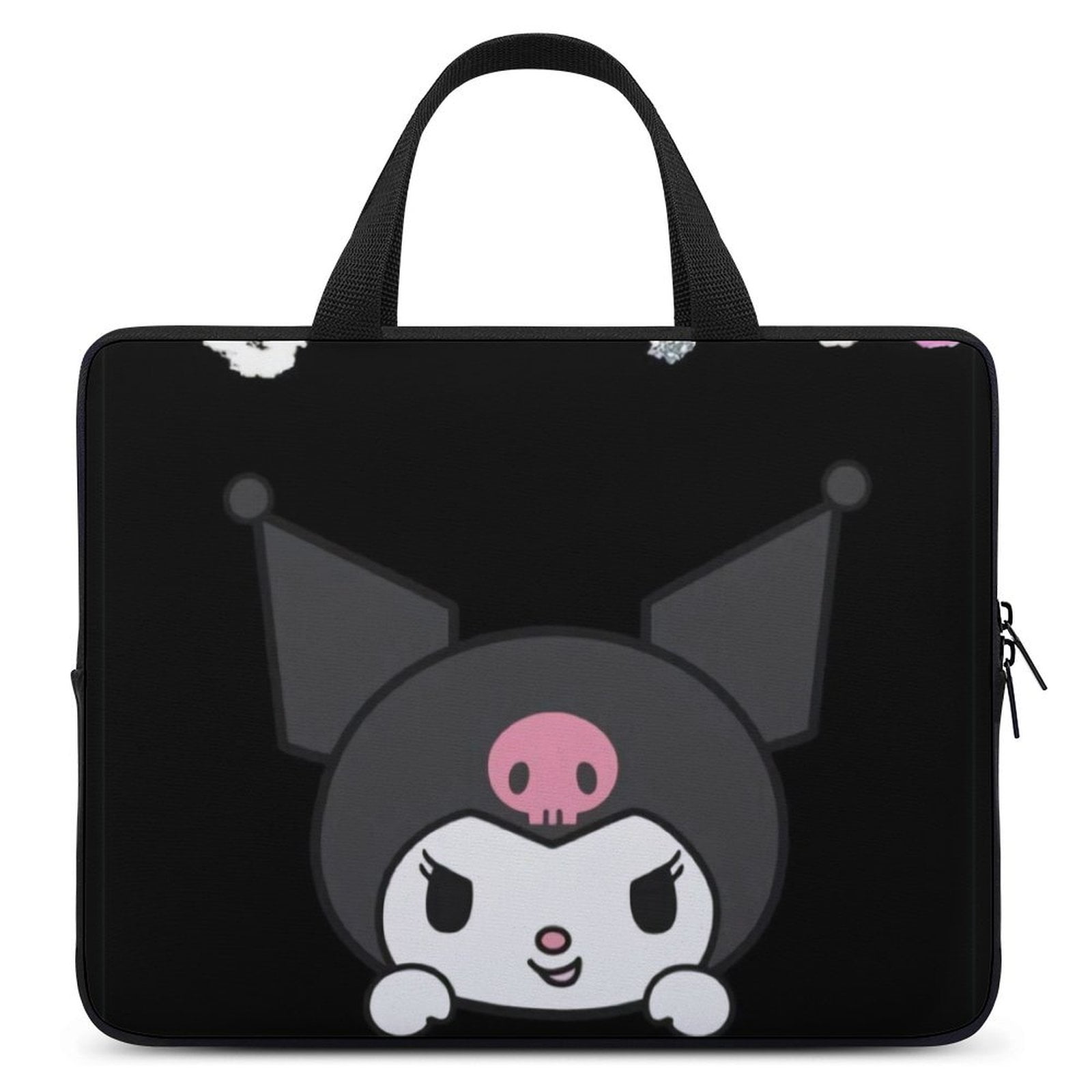 Sanrio Leopard Bow Kuromi 12 Inch Laptop Bag,Expandable Computer Bag ...