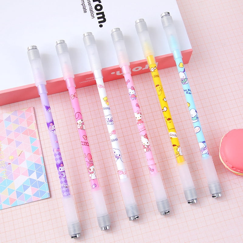Sanrio Light Up Pen Spinning Cute Cartoon Stress Reliever Pen High ...