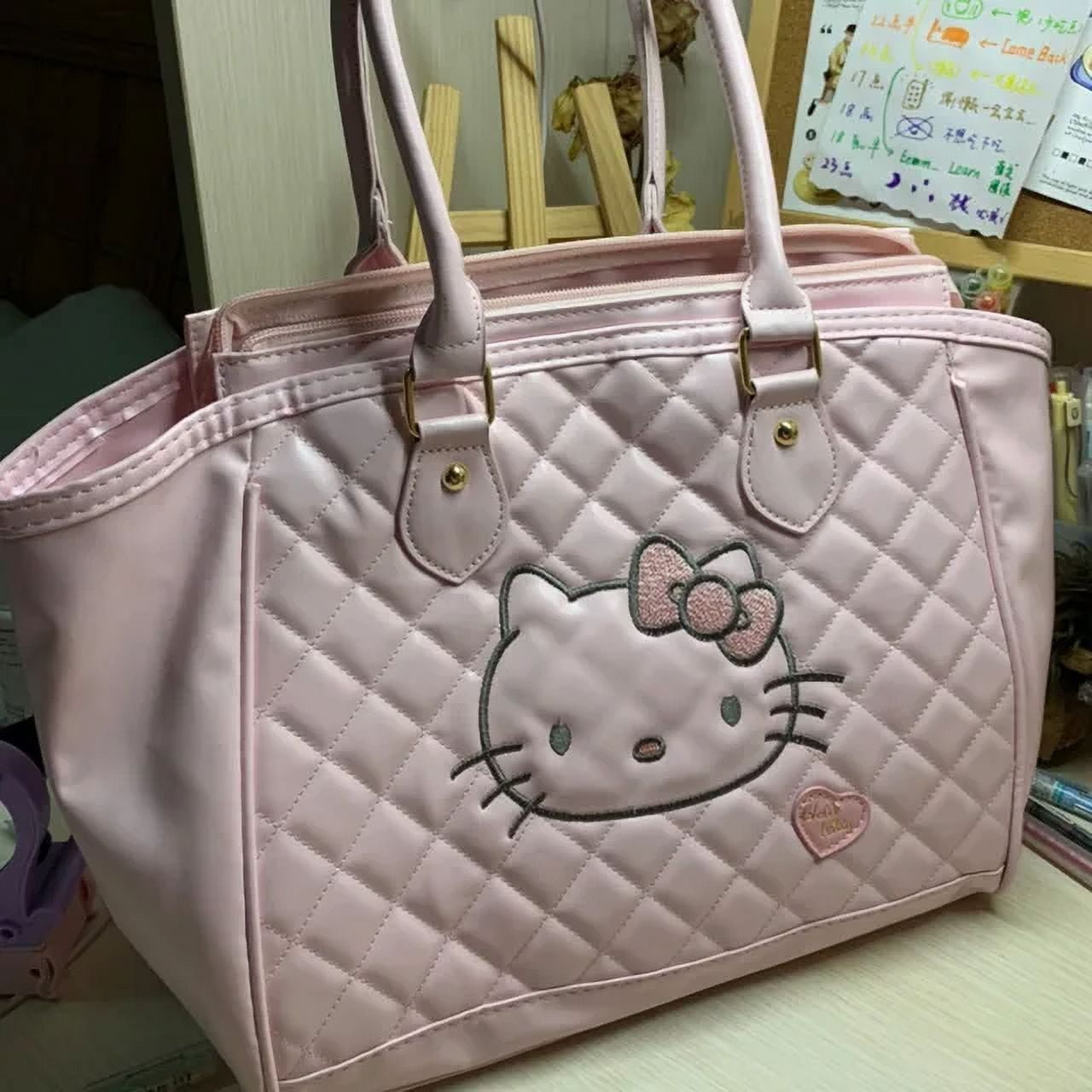 Sanrio Medieval Style Hello Kitty Tote Bag Cute Sweet Soft PU Leather ...