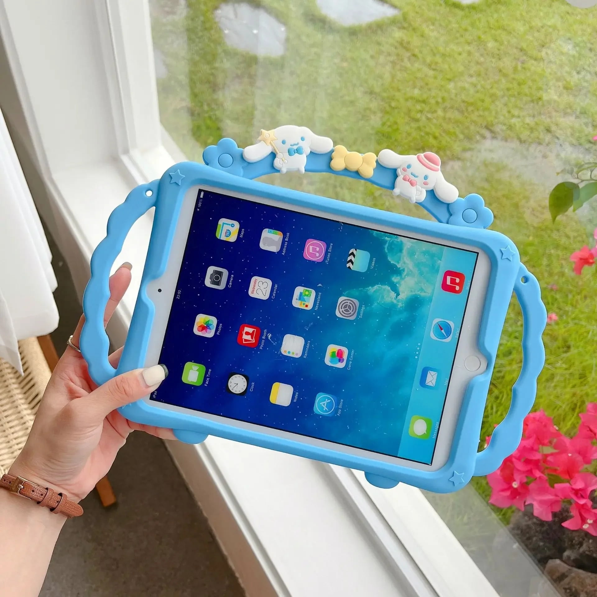 Sanrio Melody Cinnamoroll Stand Cover For iPad 10th Gen 9th 8th 7th 10. ...