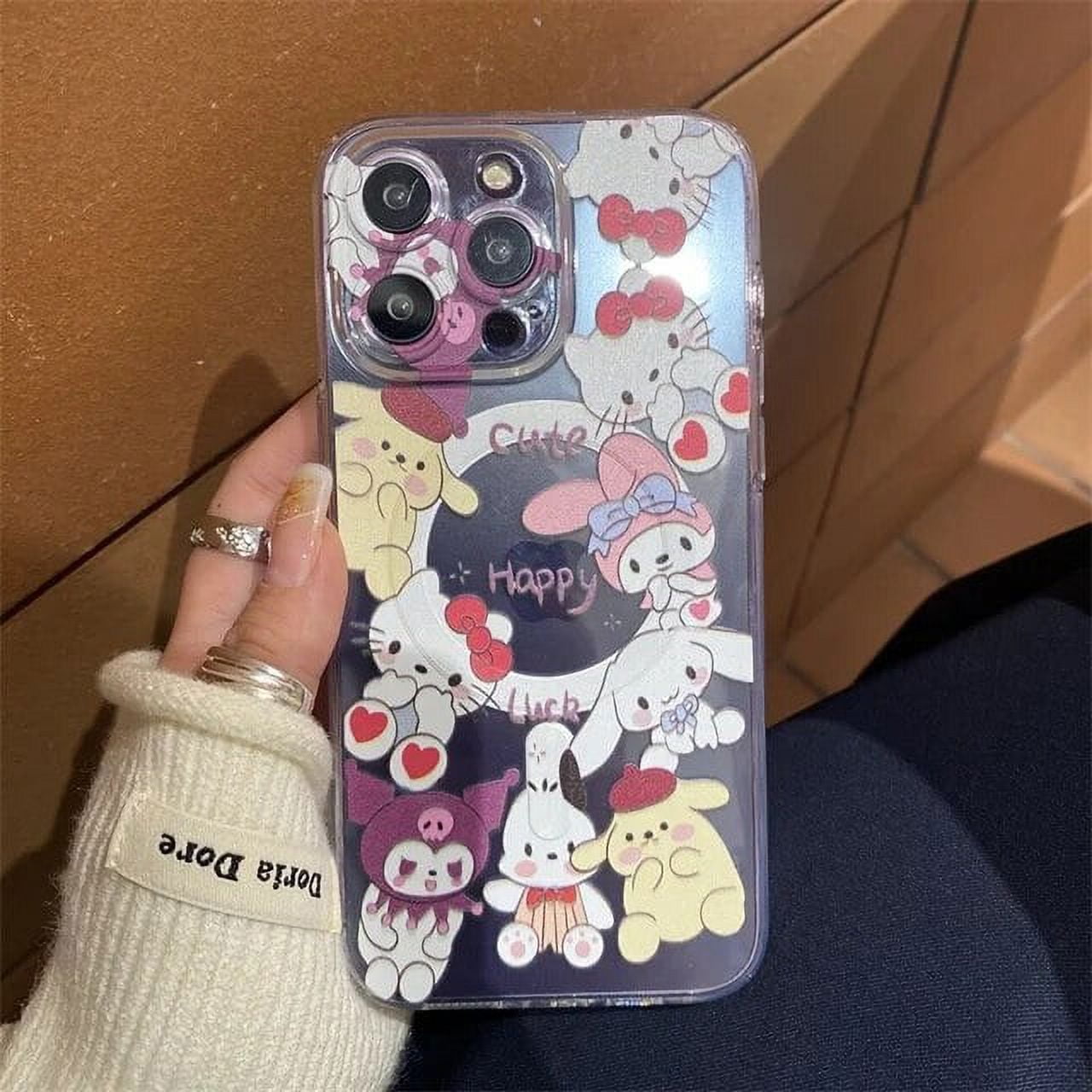 Sanrio Melody Kuromi Hello Kitty Cinnamoroll Magnetic Attractive Phone ...