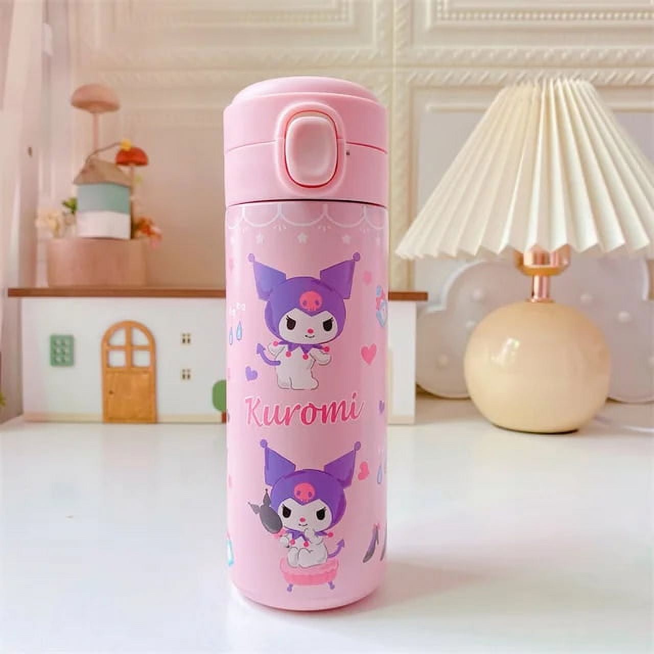 Sanrio Melody Kuromi Hello Kitty Cinnamoroll Pochacco 304 Stainless Steel Thermos Cup Elementary ...