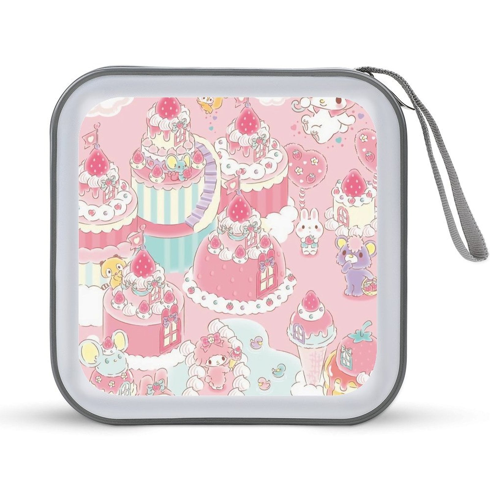 Sanrio Melody Strawberry 40 Capacity CD Storage Cases, DVD Disc Cases ...