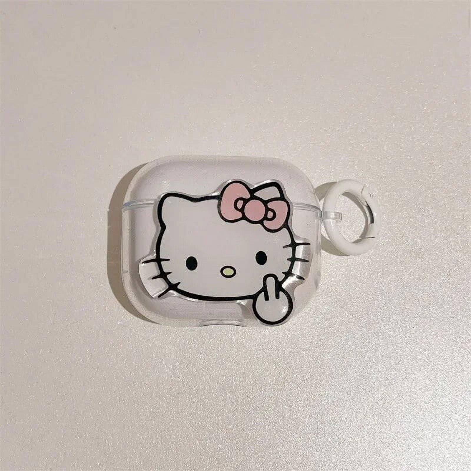 Sanrio Middle Finger Hello Kitty Earphone Case for AirPods 1 2 3 Pro 2 ...