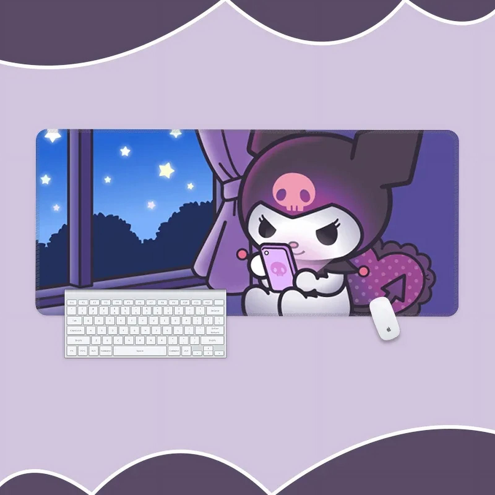 Sanrio Mouse Pad Deskmat Kuromies Mousepad Anime Mat Gamer Computer ...