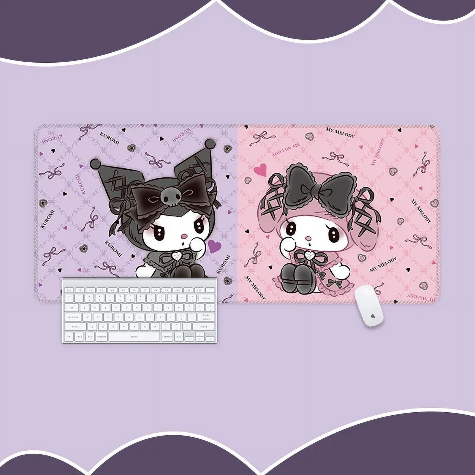 Sanrio Mouse Pad Deskmat Kuromies Mousepad Anime Mat Gamer Computer ...