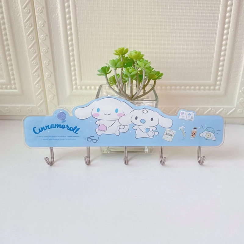 Sanrio Multi Row Hook Kawaii My Melody Kuromi Acrylic BedroomKitchen ...
