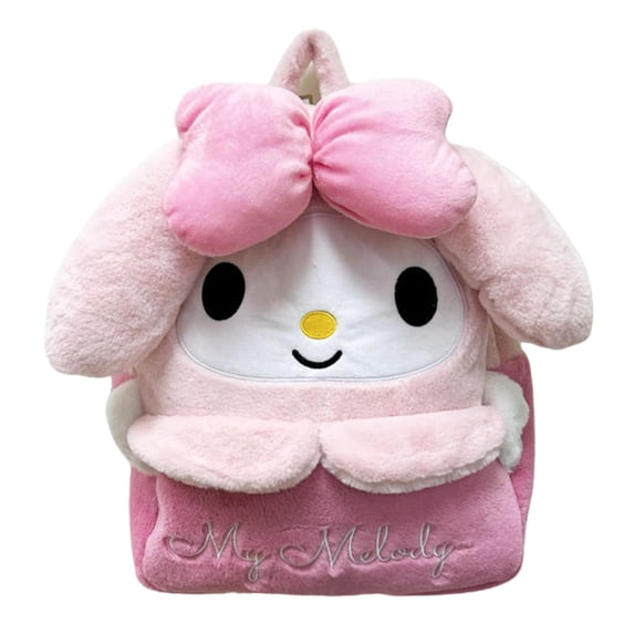 Sanrio My Melody 15 Inch Embroidered Plush Backpack - Walmart.com