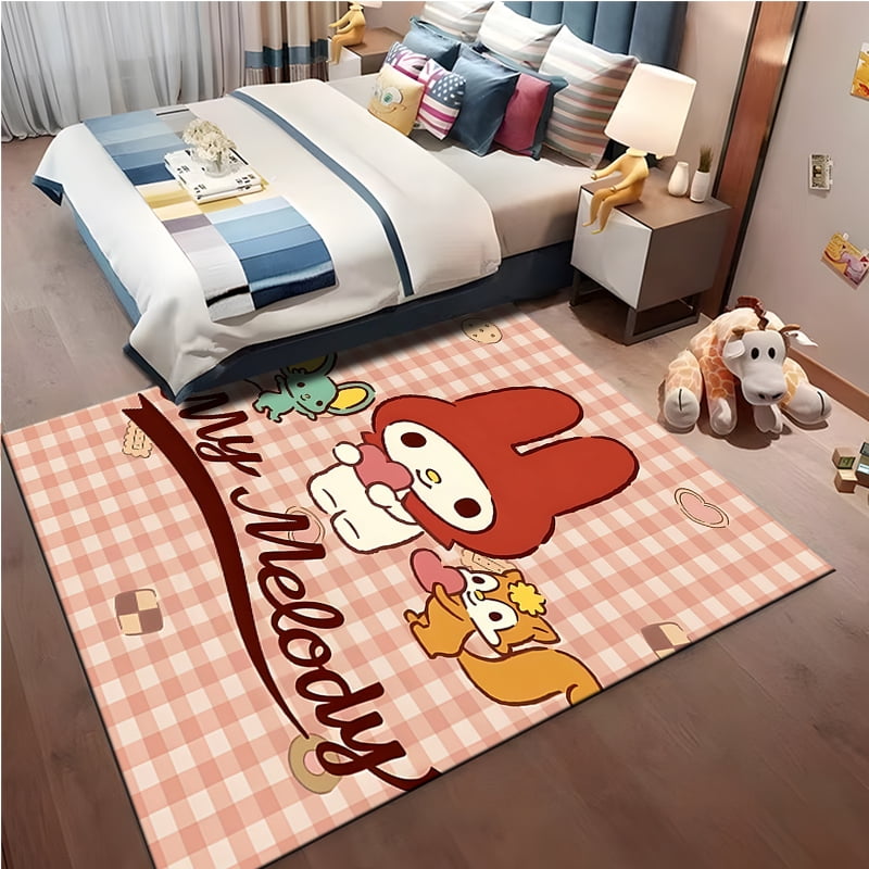 Sanrio My Melody Area Rug Carpet for Home Living Room Bedroom Sofa ...