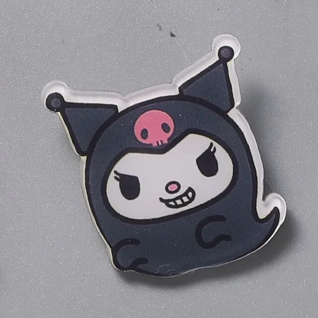 Sanrio My Melody Cinnamoroll Kuromi Brooch Patch Japan And South Korea