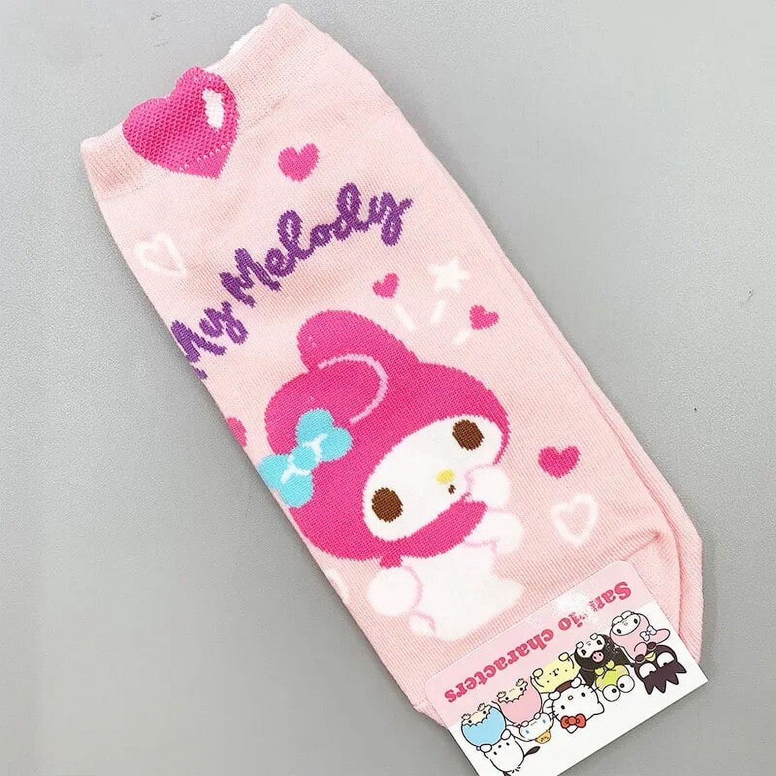 Sanrio My Melody Cotton Socks Pompompurin Cinnamoroll Hello Kitty ...