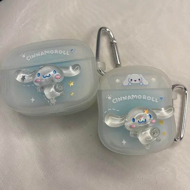 Sanrio My Melody Kuromi Cartoon Trandsparent Wireless Bluetooth Headset ...