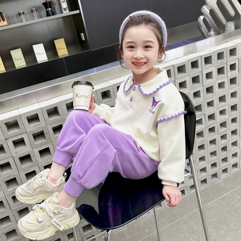 Sanrio My Melody Kuromi Kawaii 2 Piece set Cute Anime Spring Fall ...