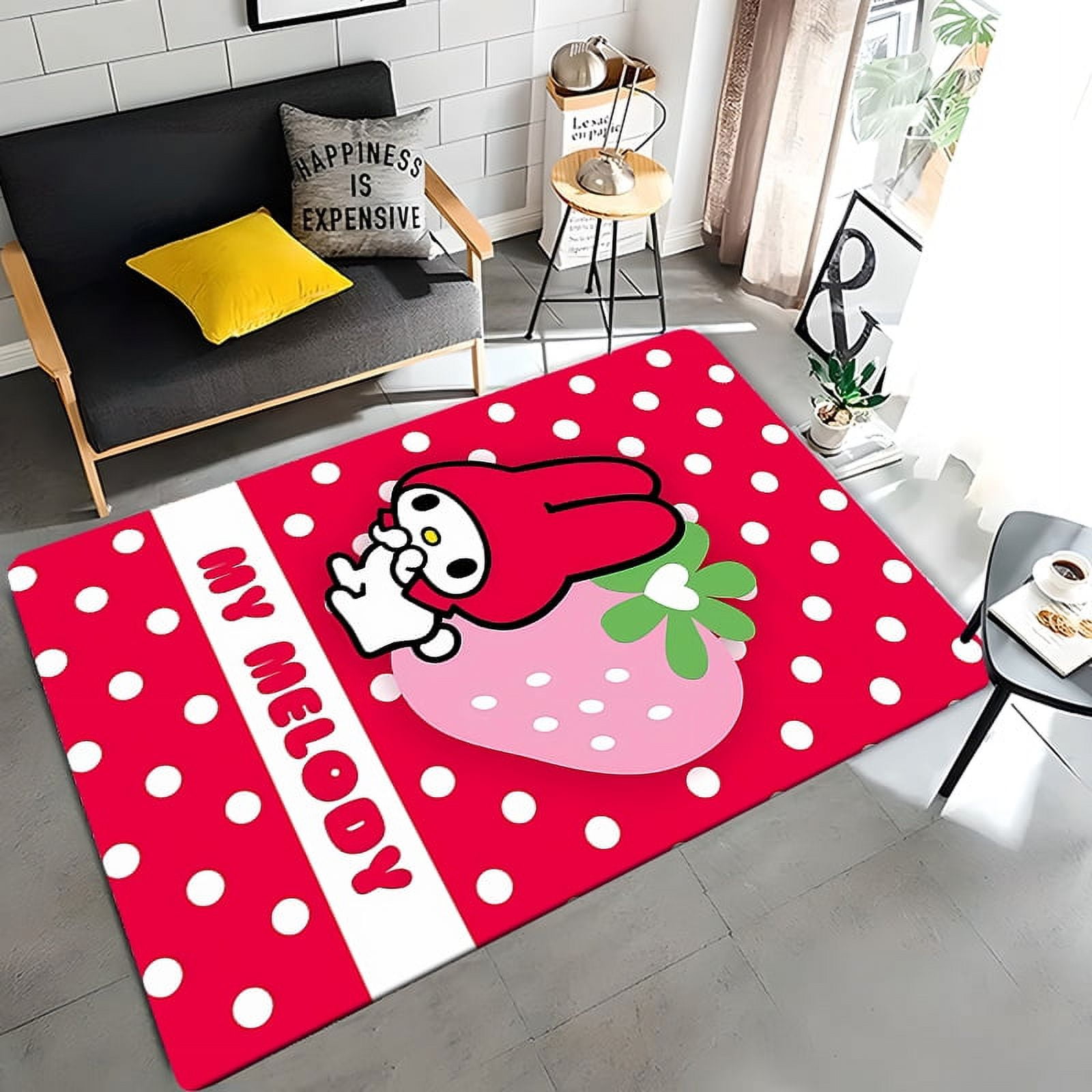 Sanrio My Melody Pink Pattern Carpets Bedroom Play Mats Rug Bedroom ...