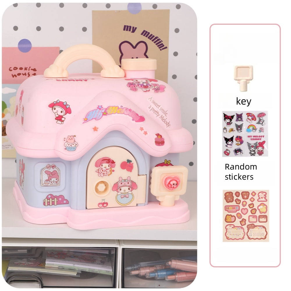 Sanrio My Melody Safe Deposit Kuromi Saveing Money Box Anime Only Enter ...