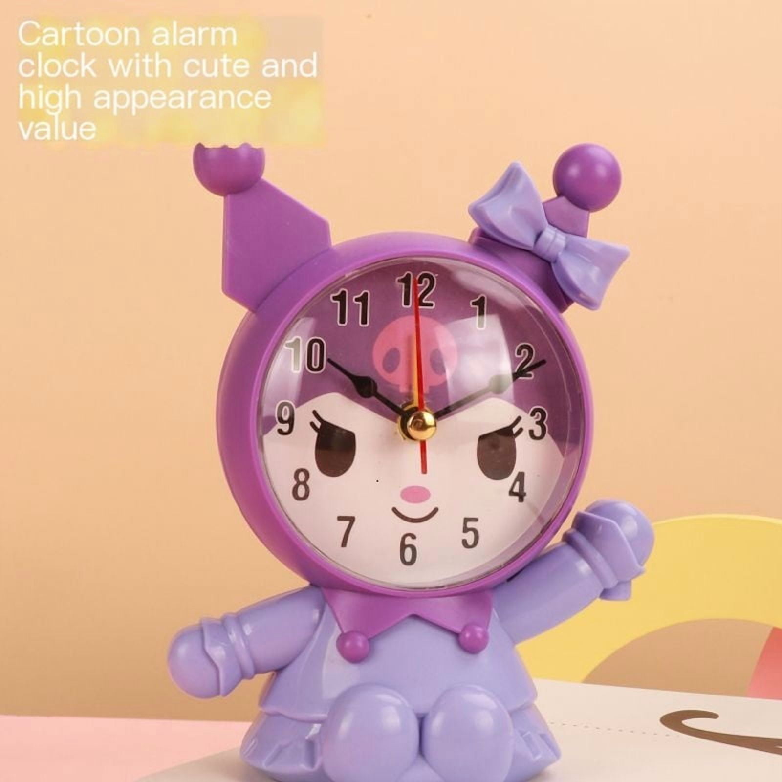 Sanrio New Cute Kuromi Multi Use Alarm Clock Table Lamp Dormitory ...