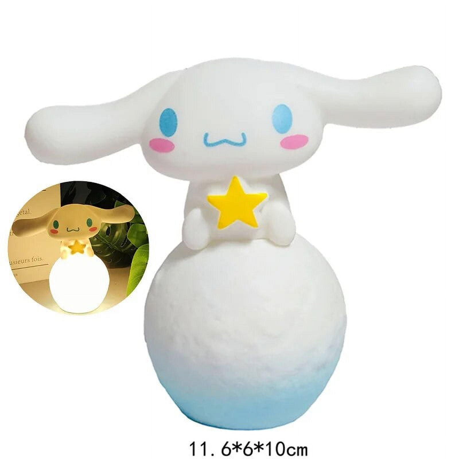 Sanrio Night Light Hello Kitty Kuromi Cinnamoroll Melody Glowing Toy ...