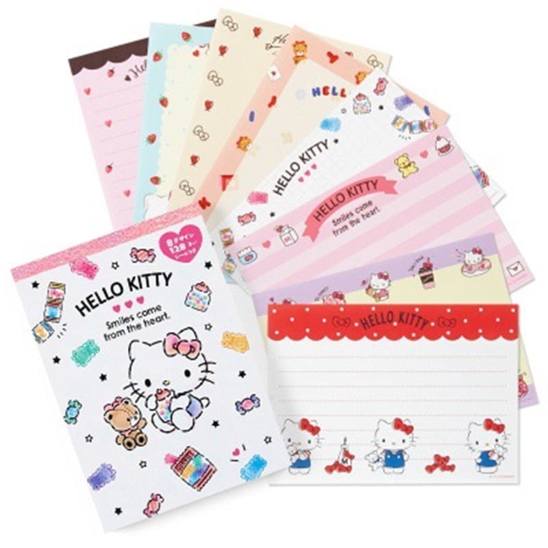Sanrio Notebook Cute Cinnamoroll Cartoon Sticker Kuromi Hello Kitty ...