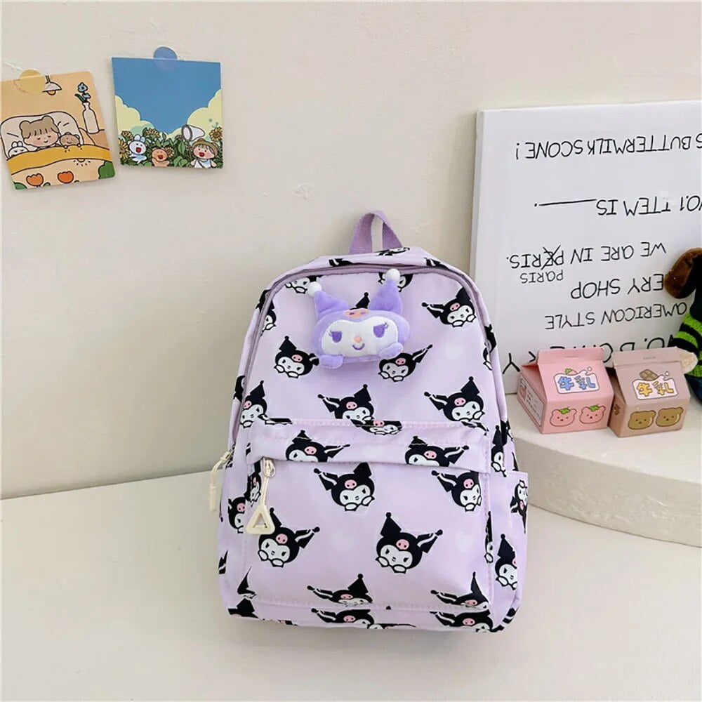 Sanrio Nylon Schoolbags Cute Cartoon Shoulder Bag Kawaii Large Capacity ...