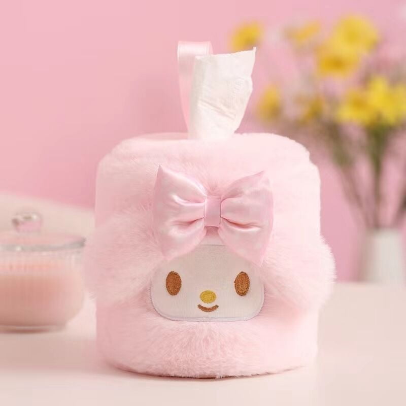Sanrio Originality Cartoon Tissue Box Anime Hangyodon My Melody Plush ...
