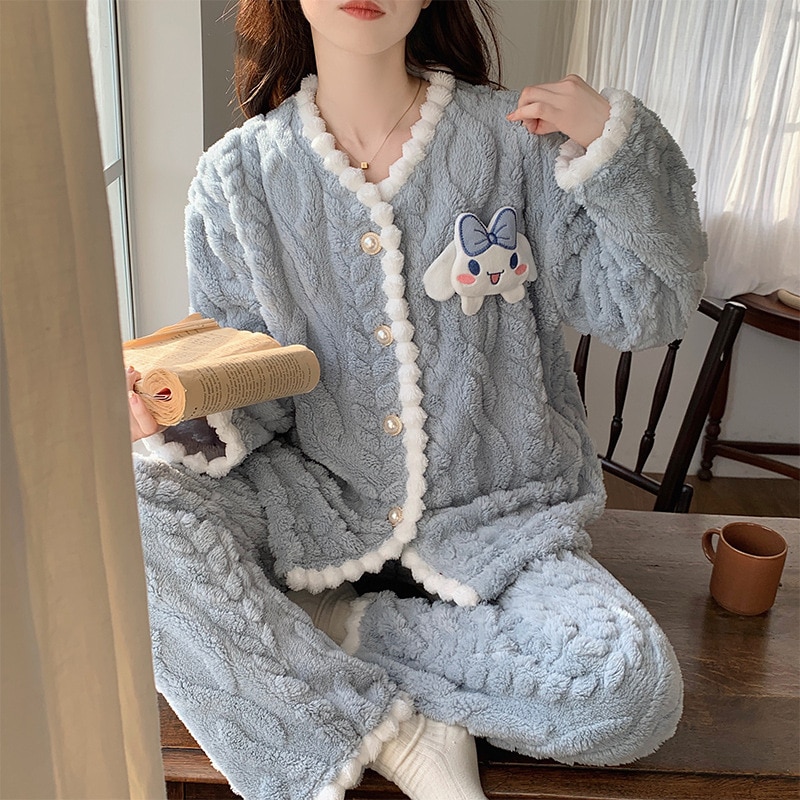 Sanrio Pajama Pants Cinnamoroll Pajamas Kuromi Pyjama-Sets My Melody ...