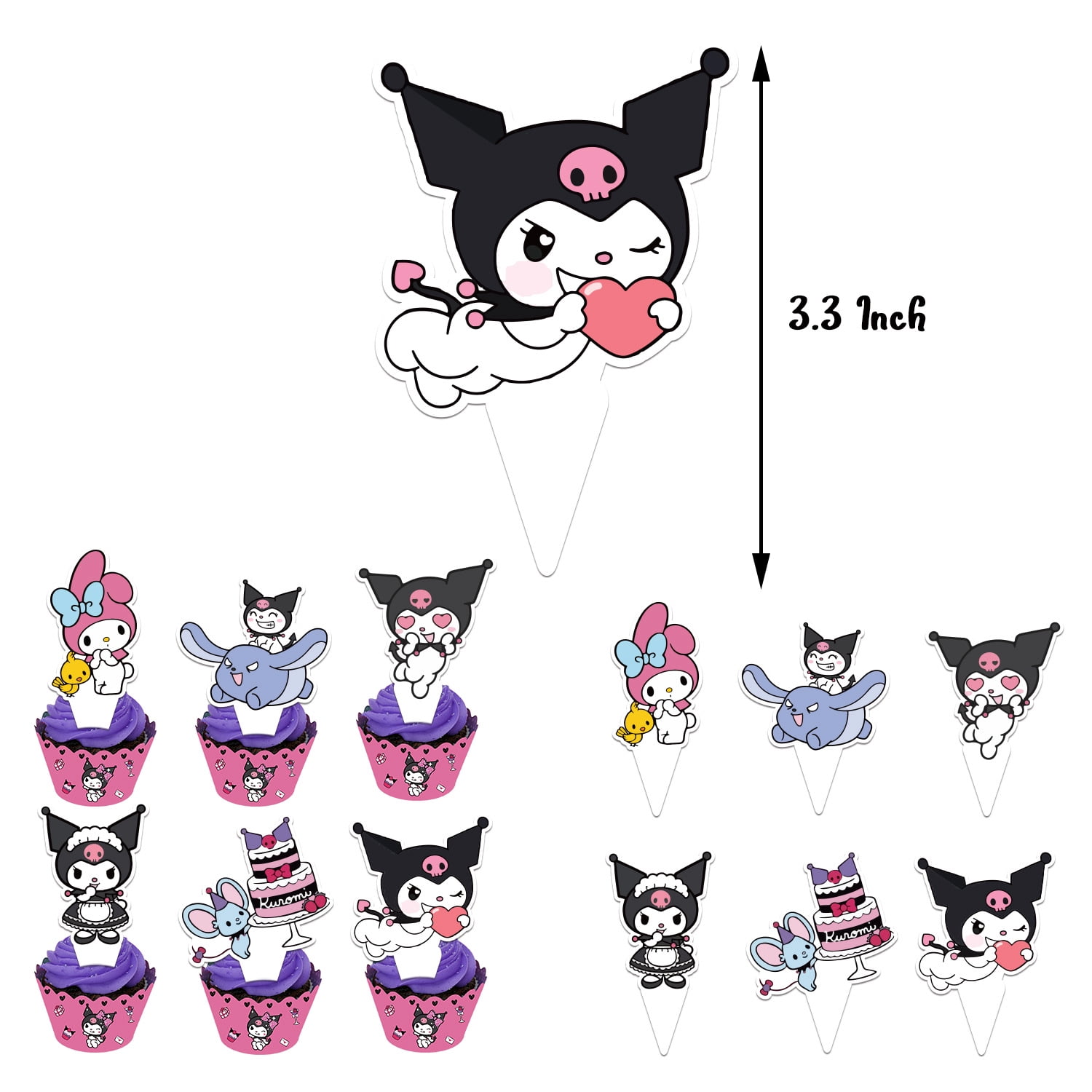 Sanrio Party Balloon Decoration Kawaii Hello Kitty Cinnamoroll Kids ...
