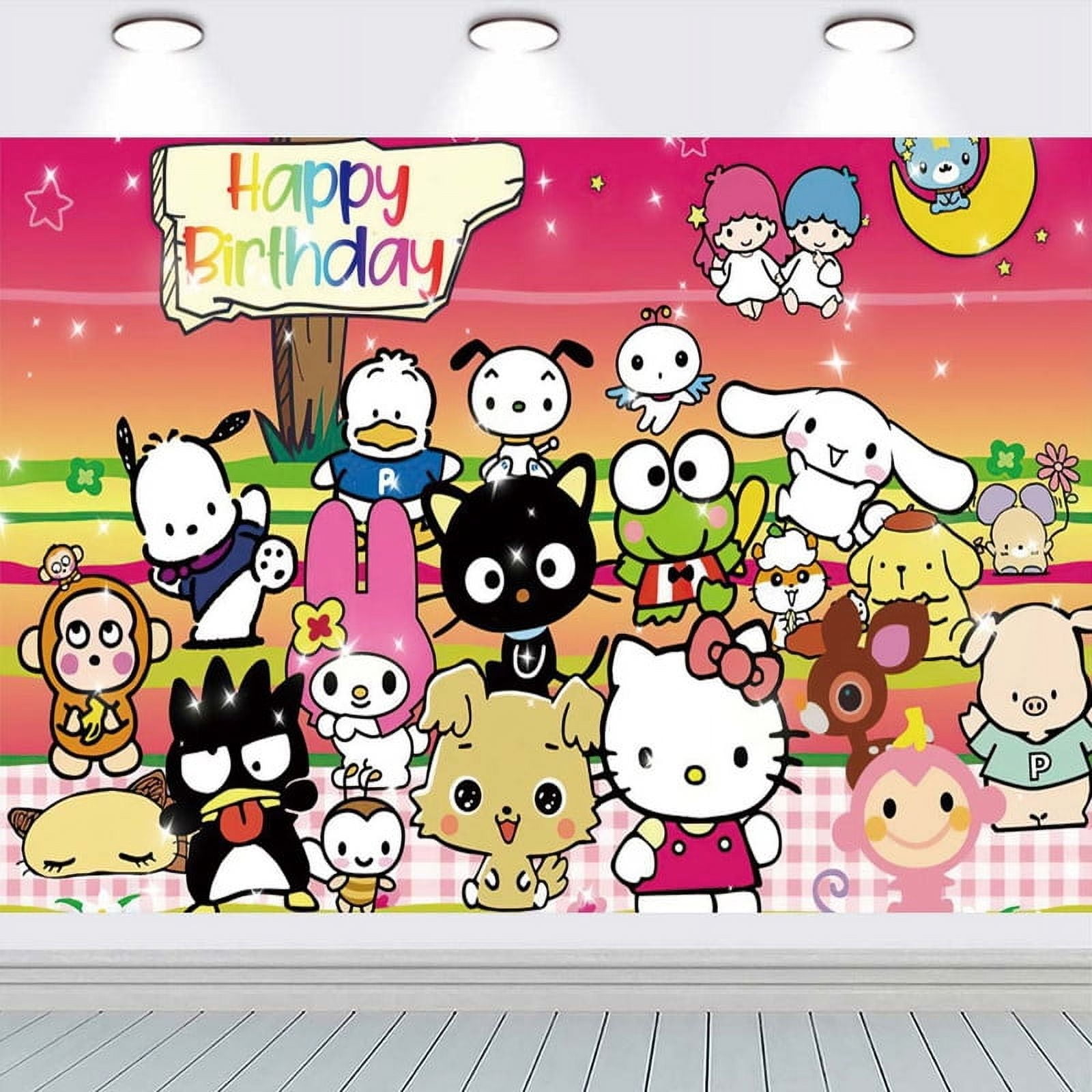 Sanrio Party Supplies Taspestry Post Background Backdrop Birthday ...