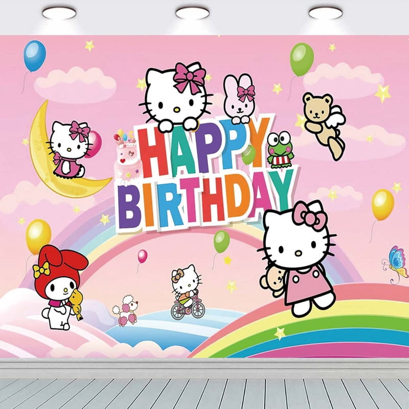 Sanrio Party Supplies for Photography Taspestry Post Backdrop Banner ...