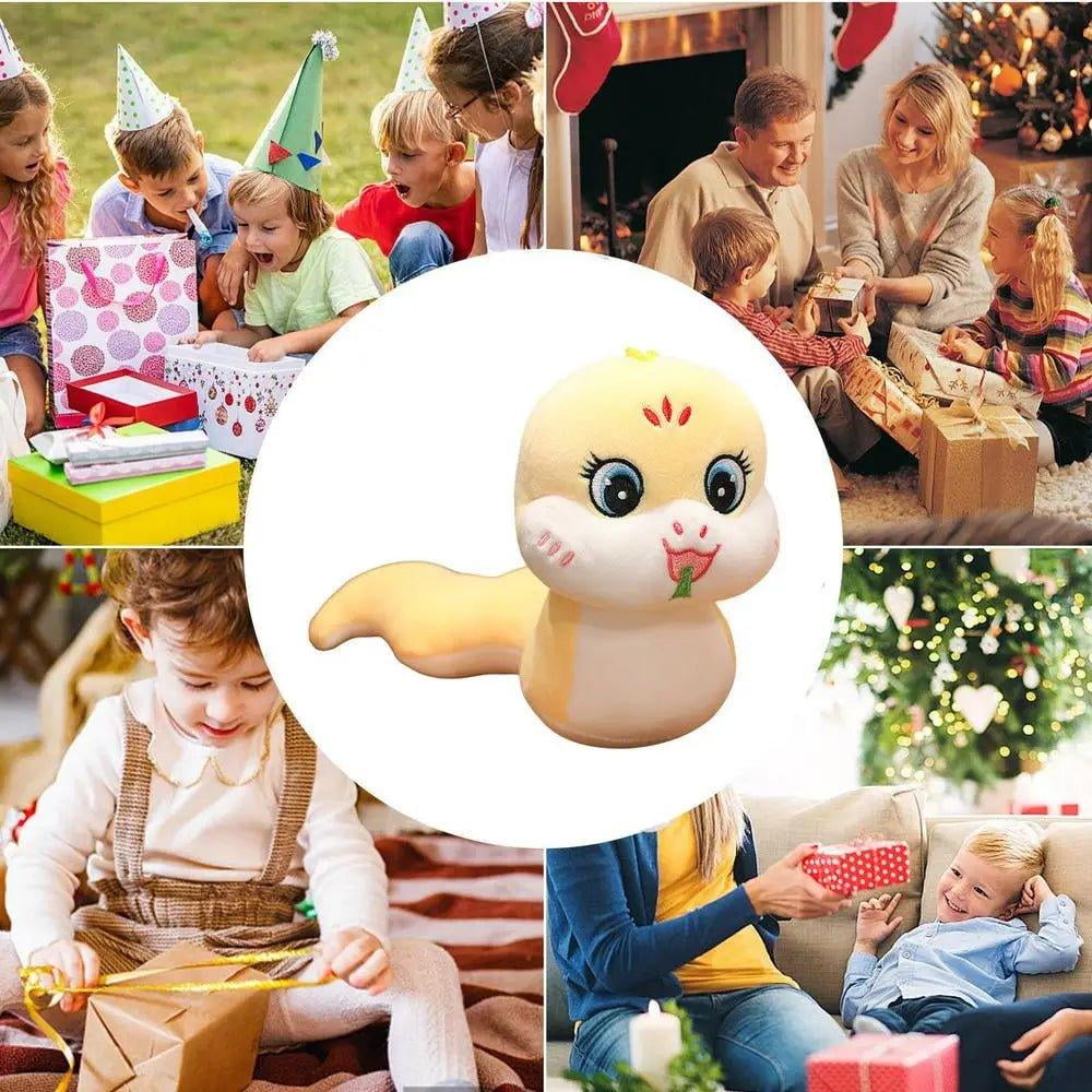 Year of the Snake Stuffed Animal - 2025 Plush Standing Snake Toy ...