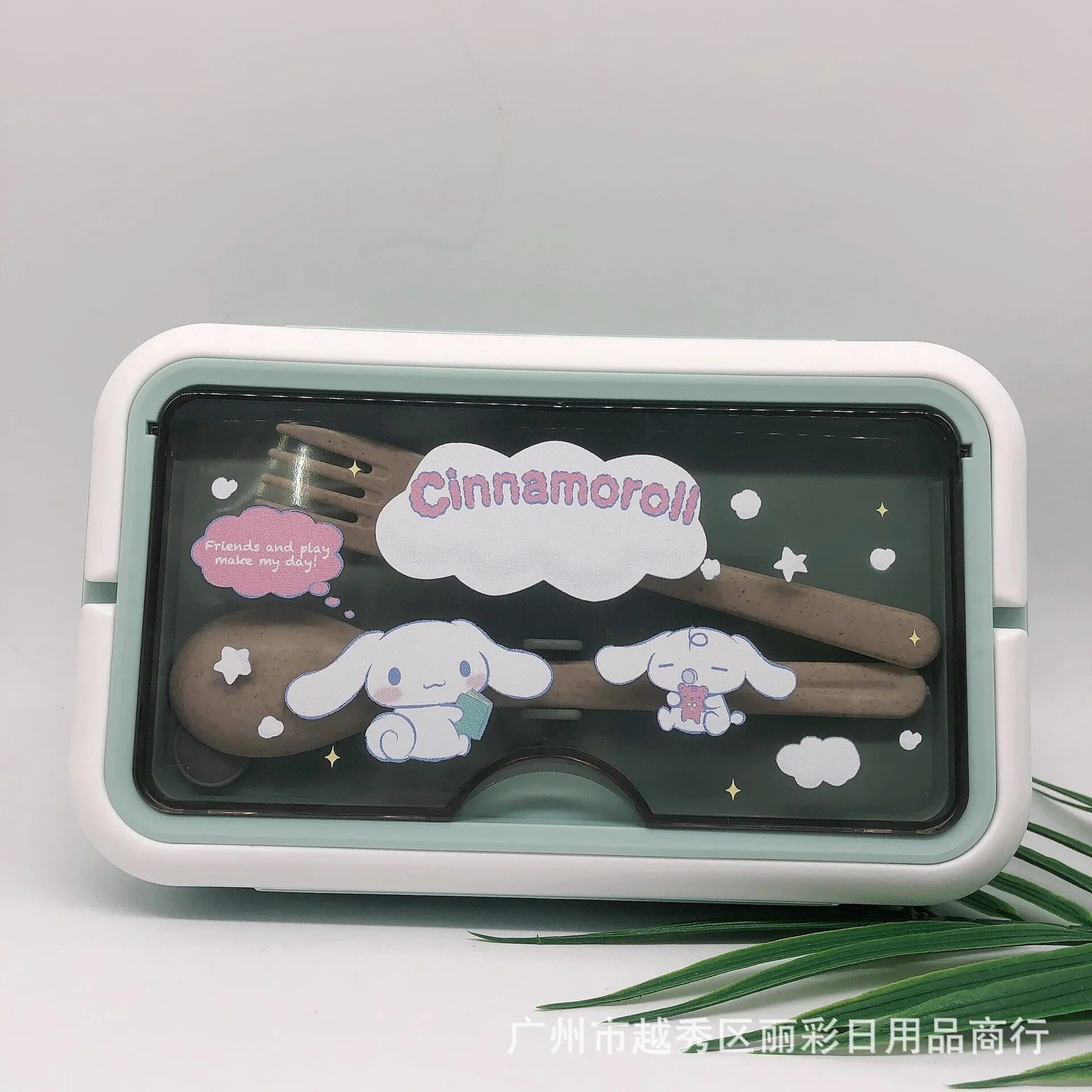 Sanrio Plastic Lunch Box Hello Kitty Kuromi Cinnamoroll Cute Bring ...