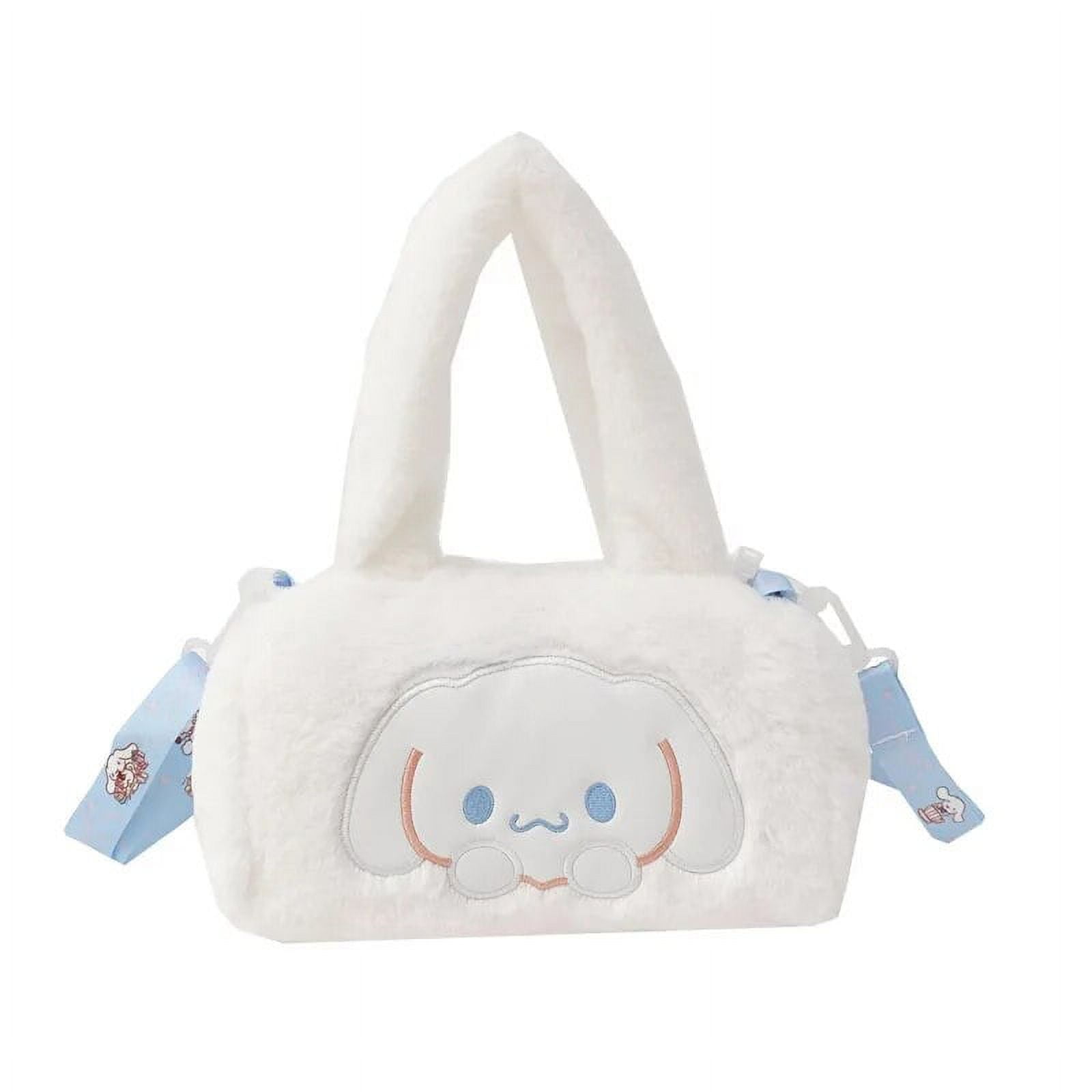 Sanrio Plush Bag Kawaii Cinnamoroll Backpack Storage Shoulder Hello ...