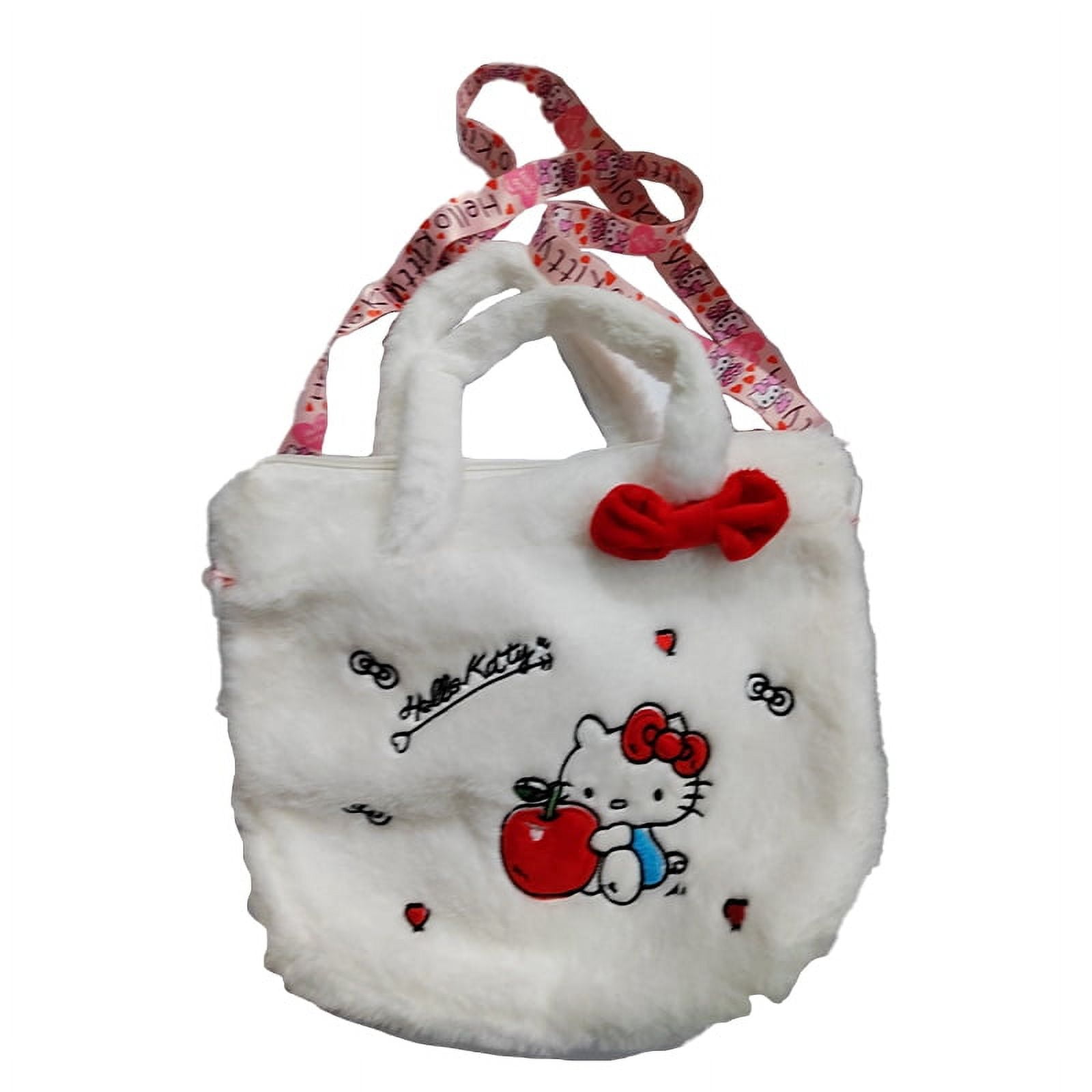 Sanrio Plush Bag Kawaii Cinnamoroll Handbag Tote Plushie Shoulder ...