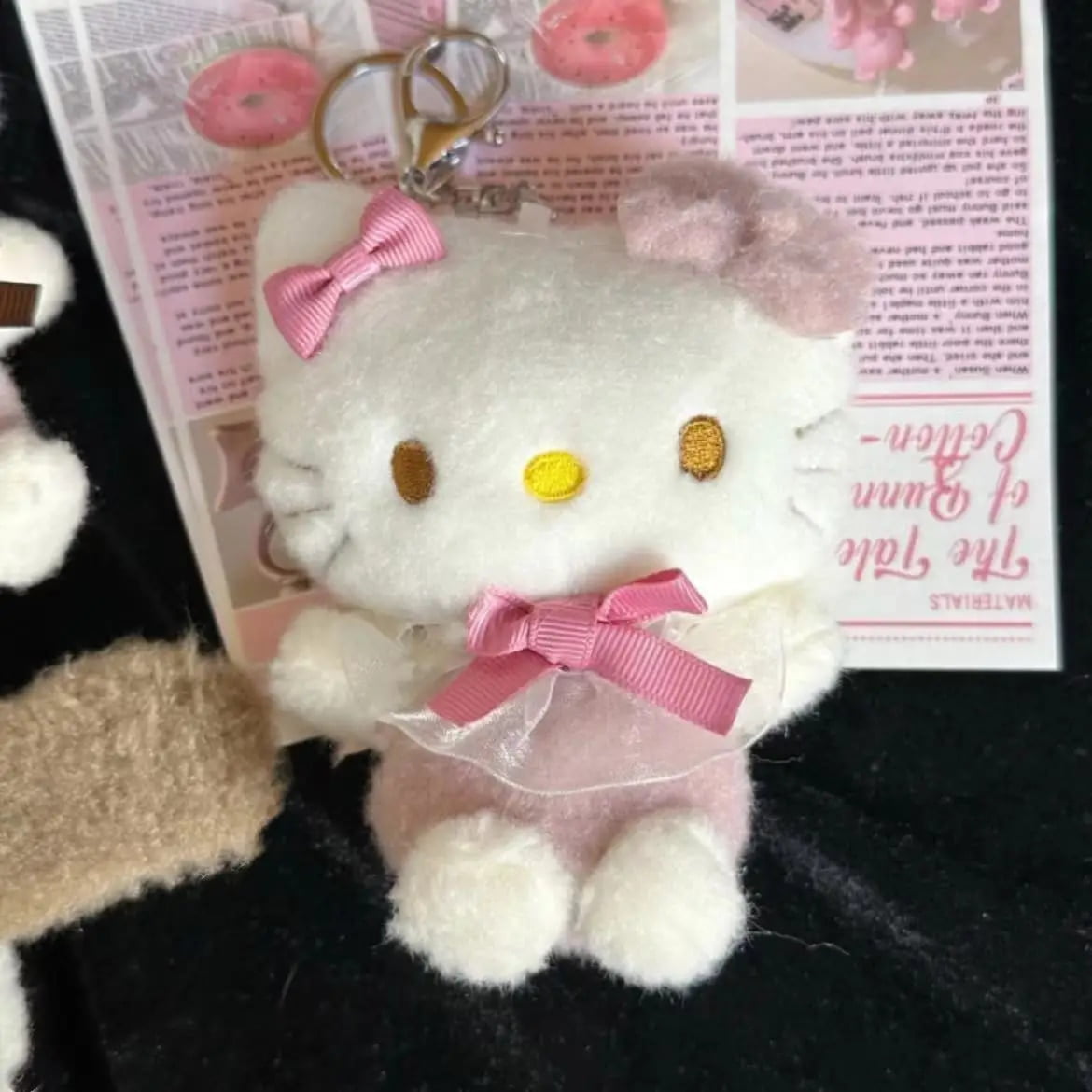 Sanrio Plush Doll Keychain Hello Kitty Keychains Cute Cartoon Backpack ...