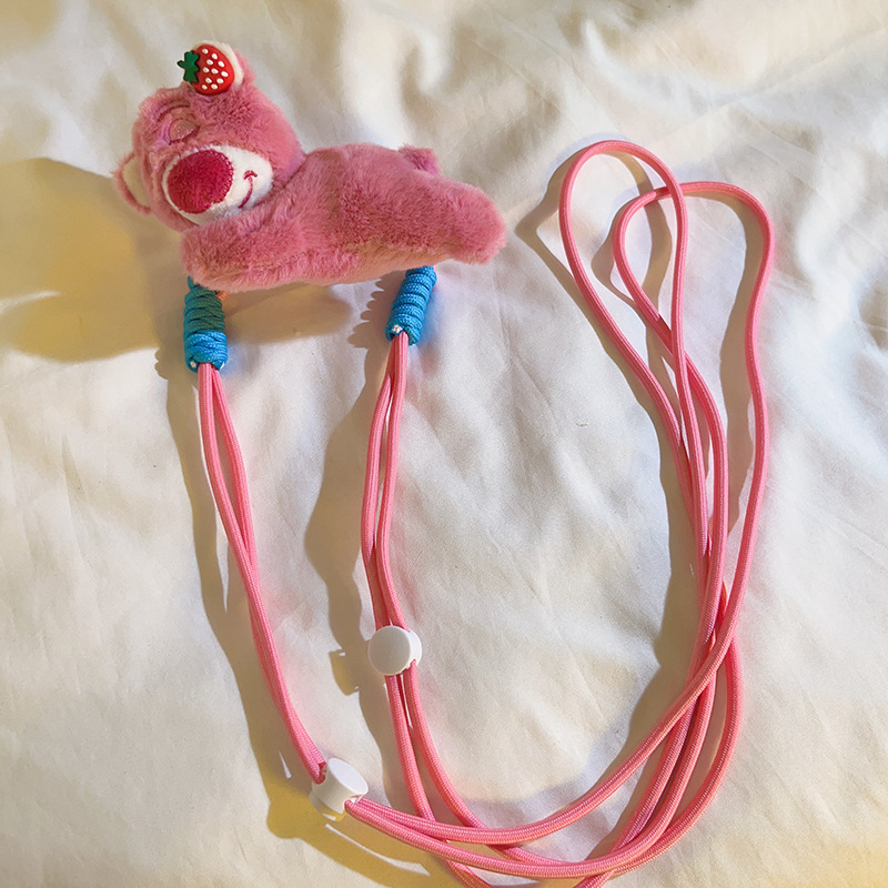 Sanrio Plush Hello Kitty Mobile Phone Strap Rope Shoulder Bag Kuromi ...