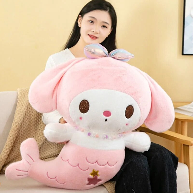 Sanrio Plush Kawaii Hello Kitty Doll My Melody Kuromi Plushie ...