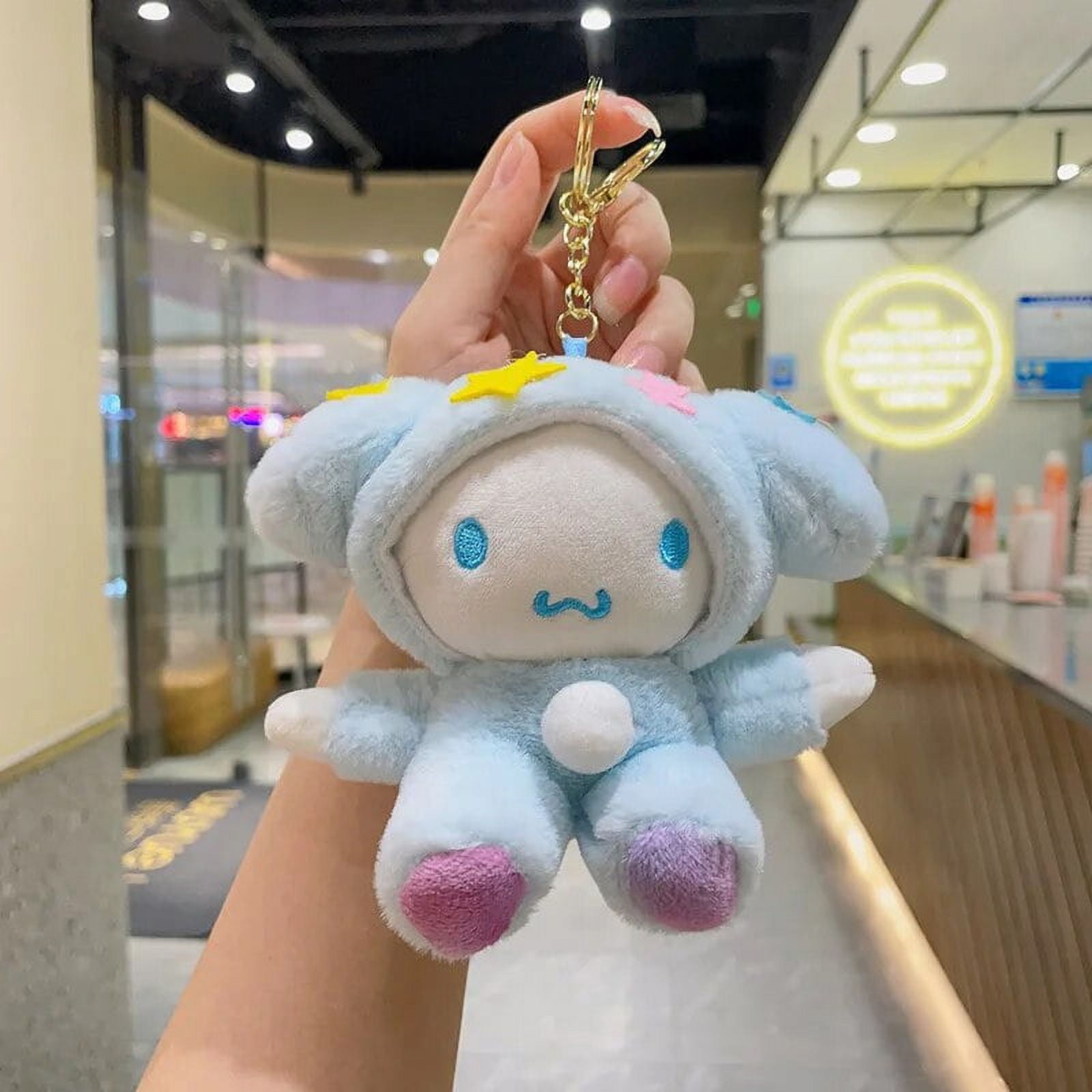 Sanrio Plush Keychain Cute Starry Sky Cinnamoroll Plush Pendant Kawaii ...