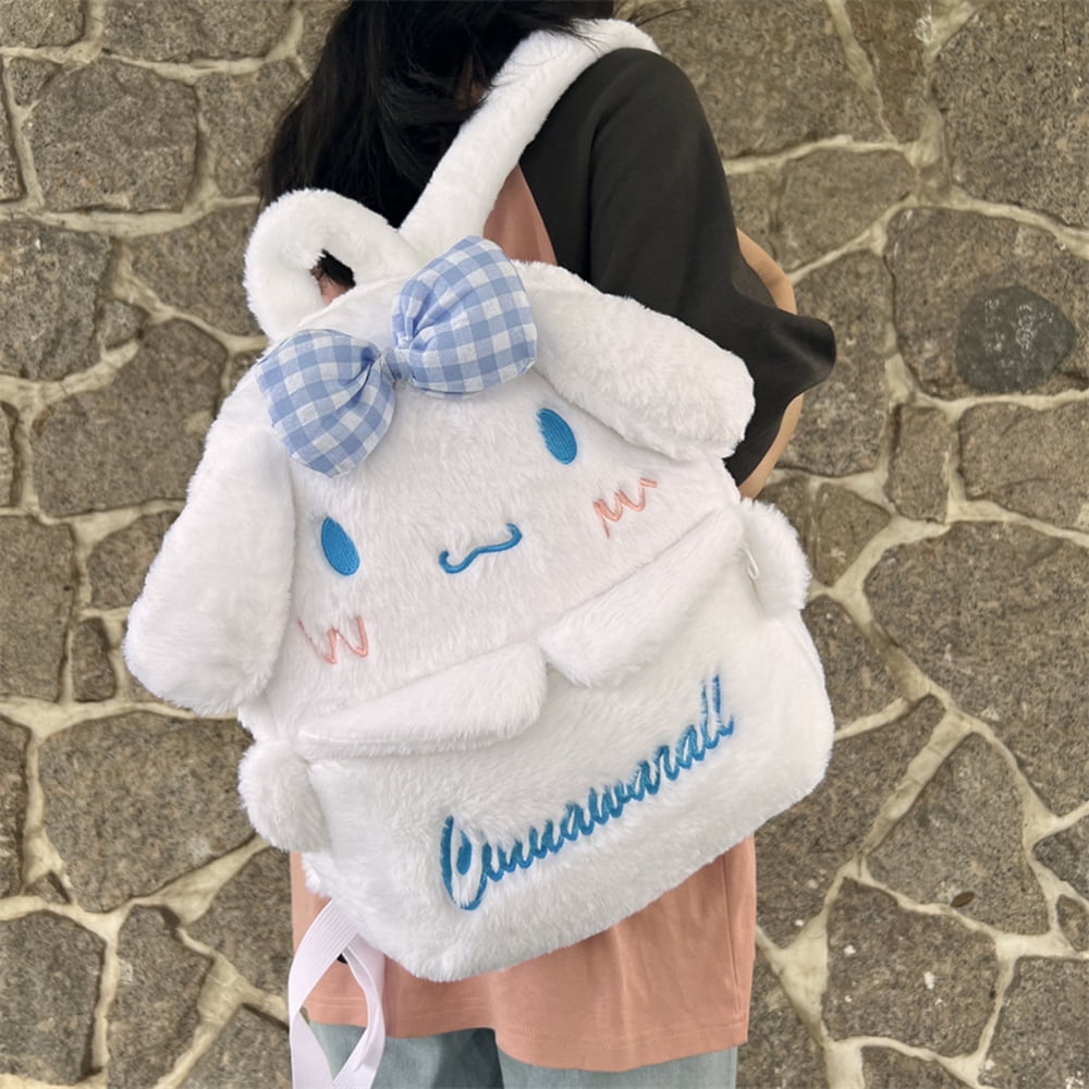 Sanrio Plush School Bags Cinnamoroll Kuromi My Melody Kawaii Anime ...