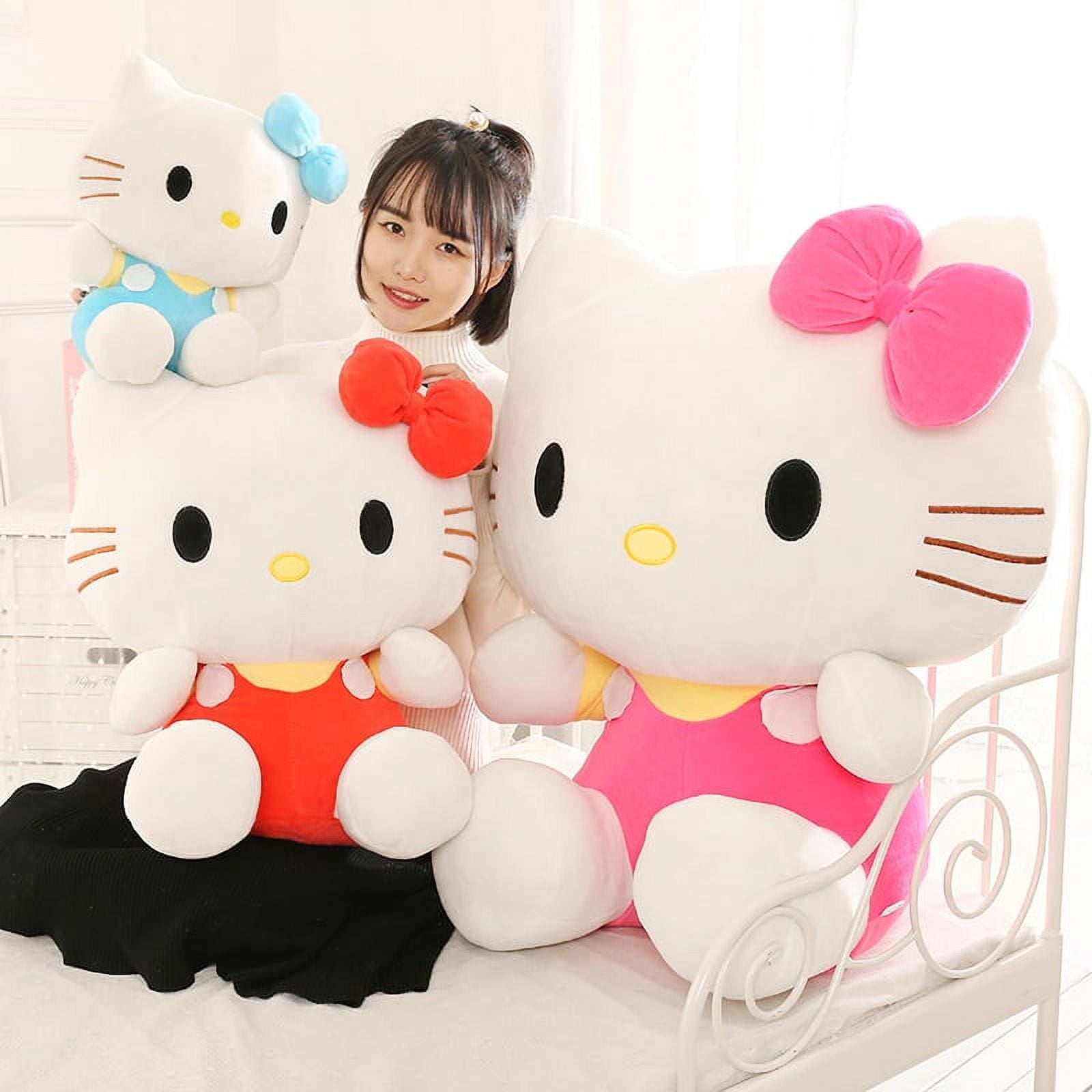 Sanrio Plush Toys Hello Kitty Plush Room Decor Plushies Kawaii Dolls ...