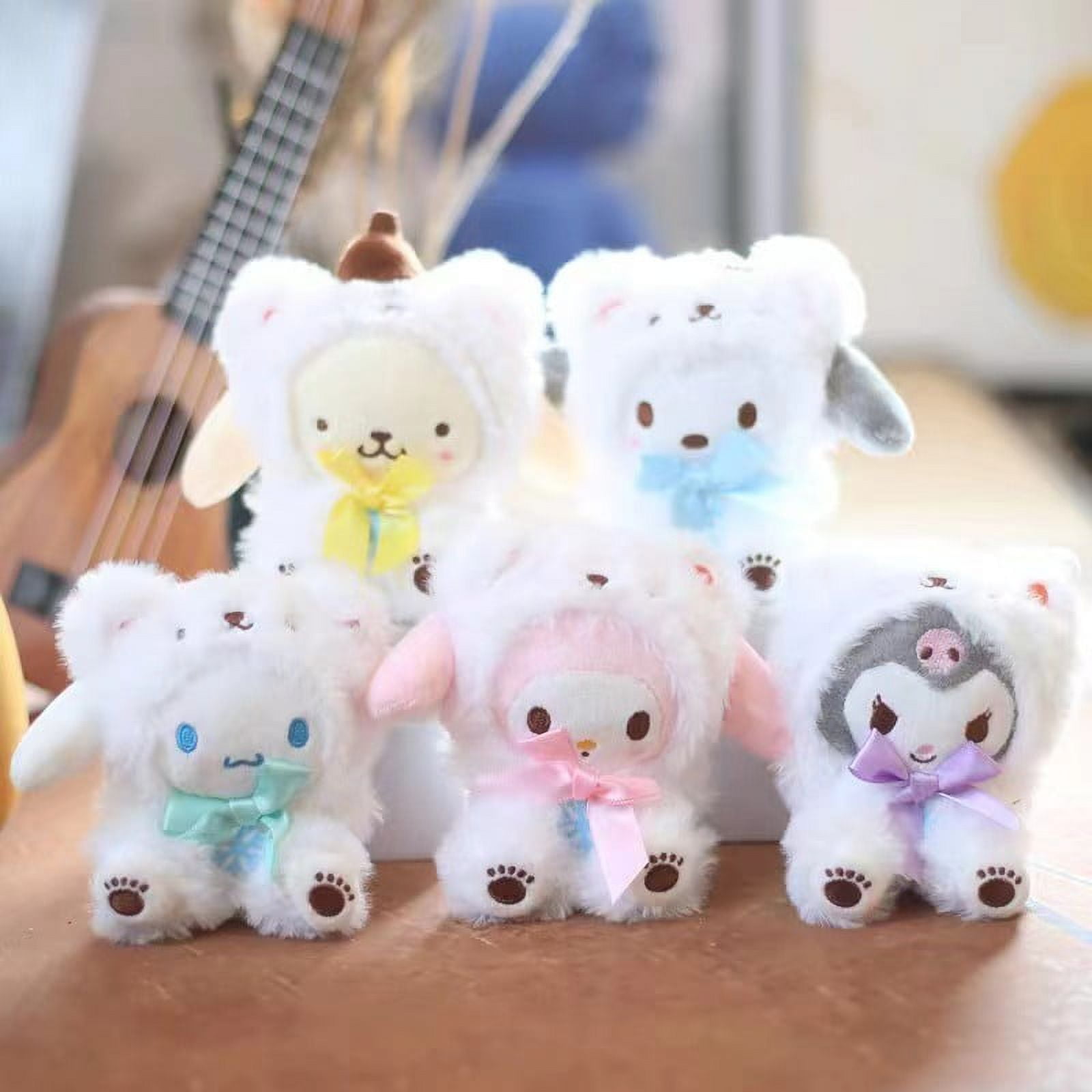 Sanrio Plush Toys Kawaii Hello Kitty Plushie Cinnamoroll Room Decor ...